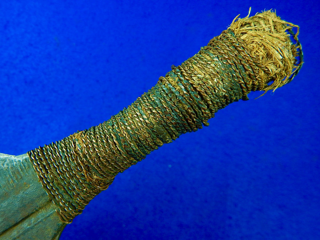 Antique Vintage Africa African Zaire Short Sword Large Knife Konda Spe ...