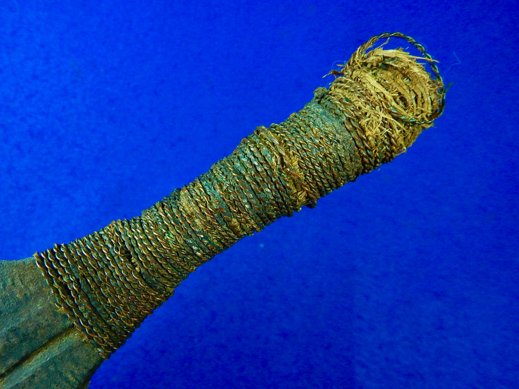 Antique Vintage Africa African Zaire Short Sword Large Knife Konda Spe ...