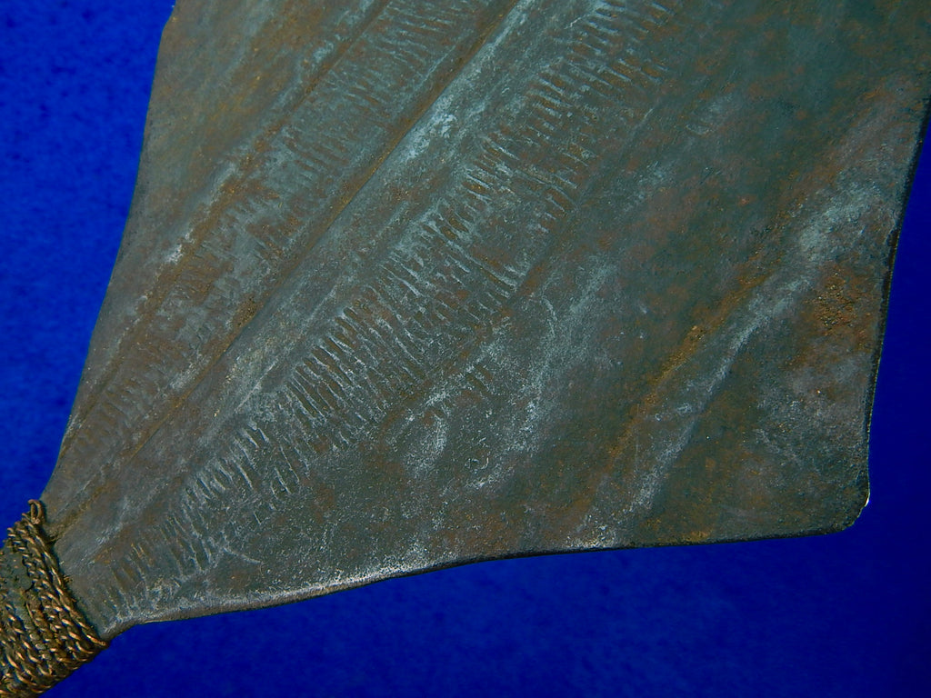 Antique Vintage Africa African Zaire Short Sword Large Knife Konda Spe ...