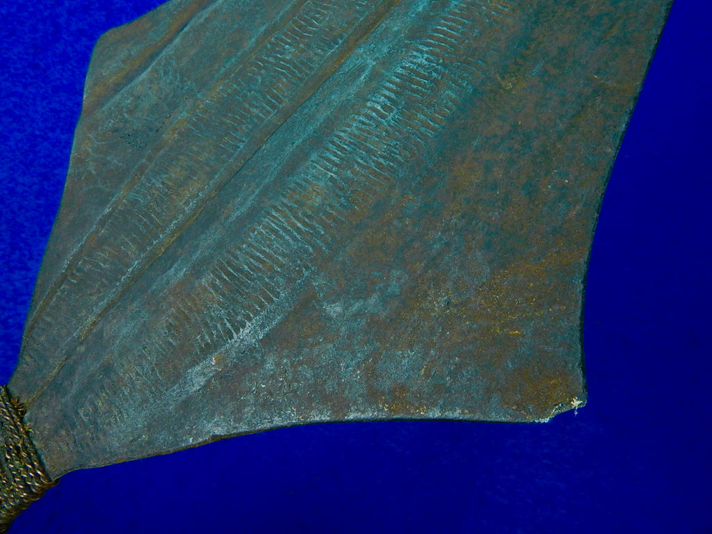 Antique Vintage Africa African Zaire Short Sword Large Knife Konda Spe ...