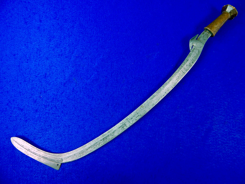 Antique Old Africa African Rare Unusual Shape Blade Large Sword ...