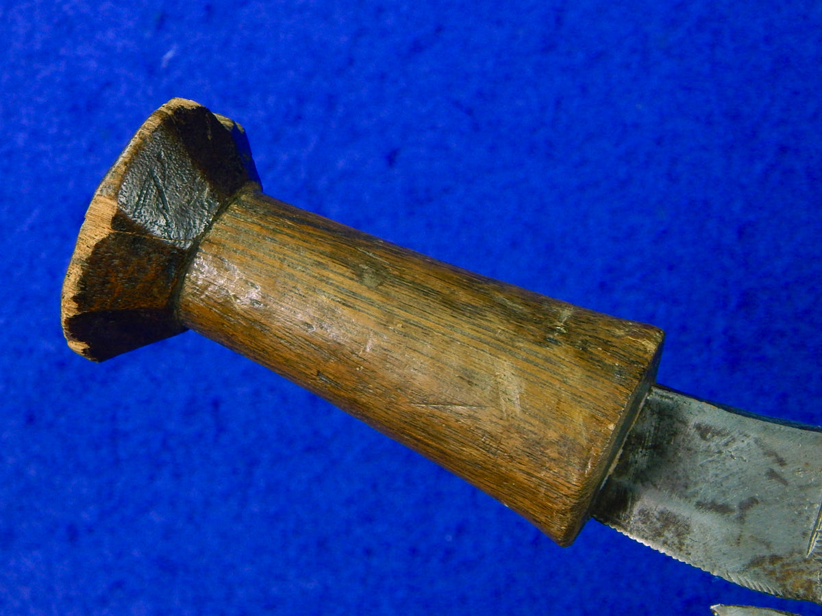 Antique Old Africa African Rare Unusual Shape Blade Large Sword ...