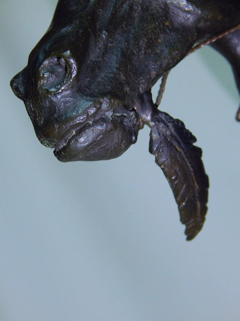 Antique 1905 Bronze Indian Horse Large & Heavy Sculpture Statue Figuri ...