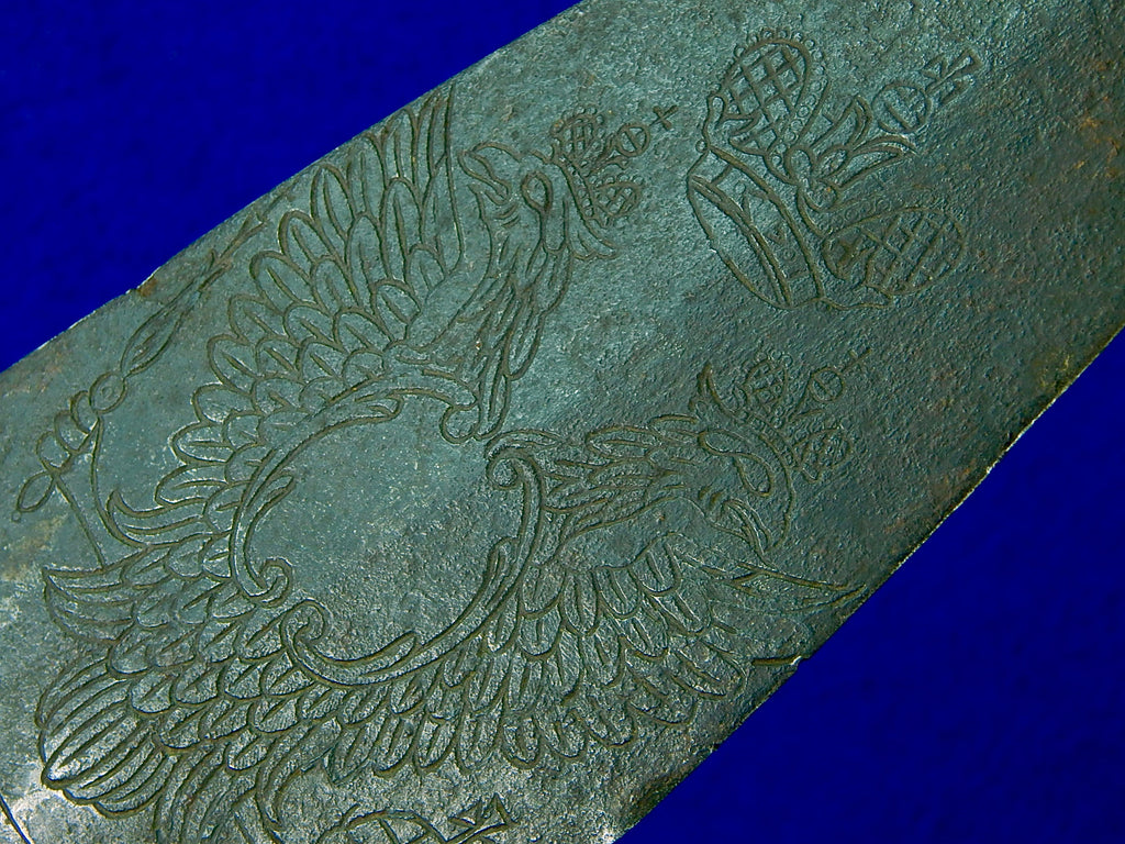 Antique Very Old Imperial Russian Russia 18 Century Engraved Spontoon ...