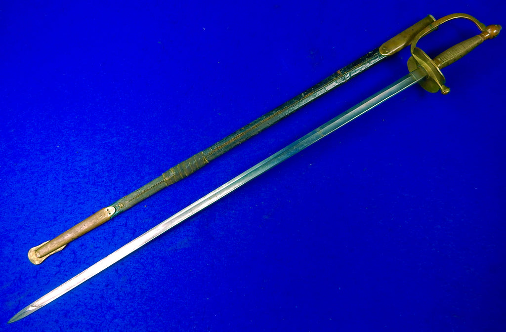 Antique US Civil War 19 Century NCO Sword Swords w/ Scabbard – ANTIQUE ...
