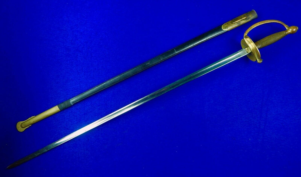 Antique 19 Century US Civil War Ames NCO Sword with Scabbard – ANTIQUE ...
