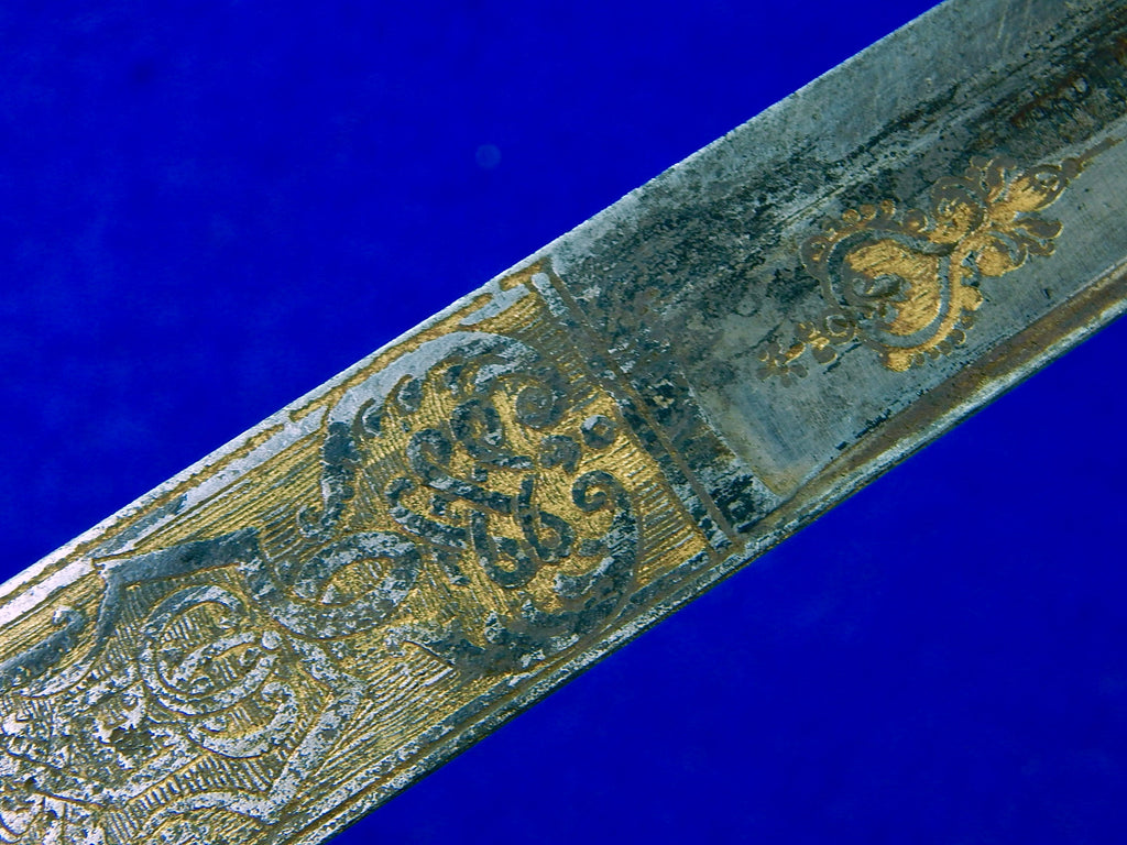 Antique German Germany 18 Century Silver Stag Short Hunting Sword w/ S ...