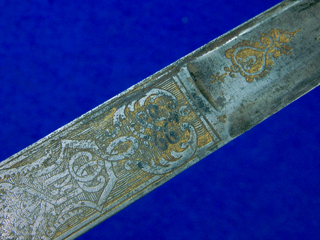 Antique German Germany 18 Century Silver Stag Short Hunting Sword w/ S ...
