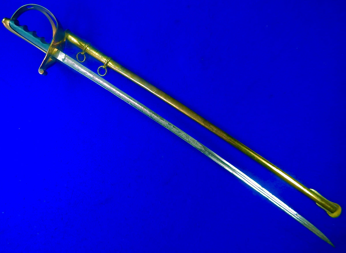 Antique Italian Italy WW1 Engraved Officer's Sword Swords w/ Scabbard ...