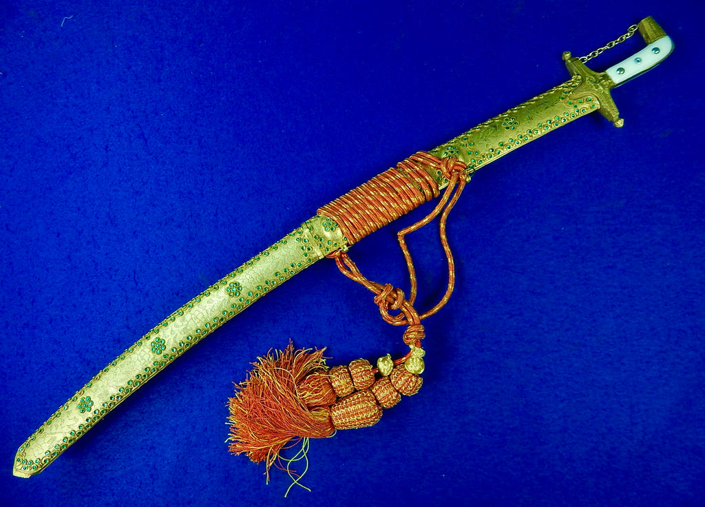 Vintage Saudi Arabia Arabian Presentation Sword Saber w/ Scabbard ...