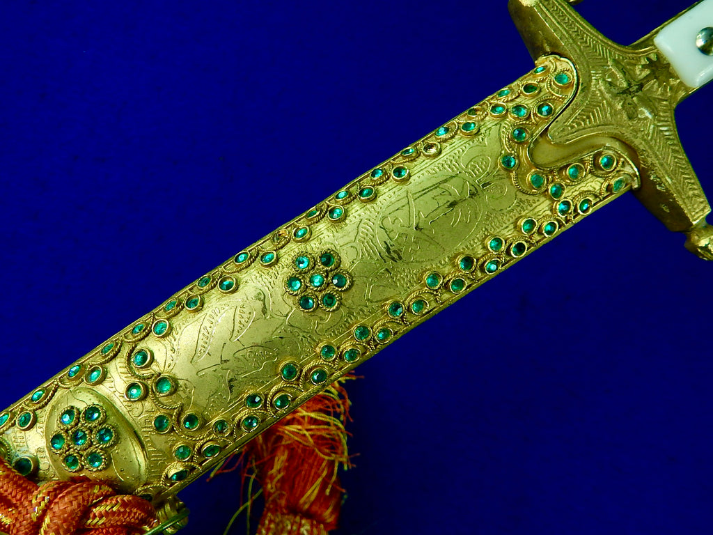 Vintage Saudi Arabia Arabian Presentation Sword Saber w/ Scabbard ...