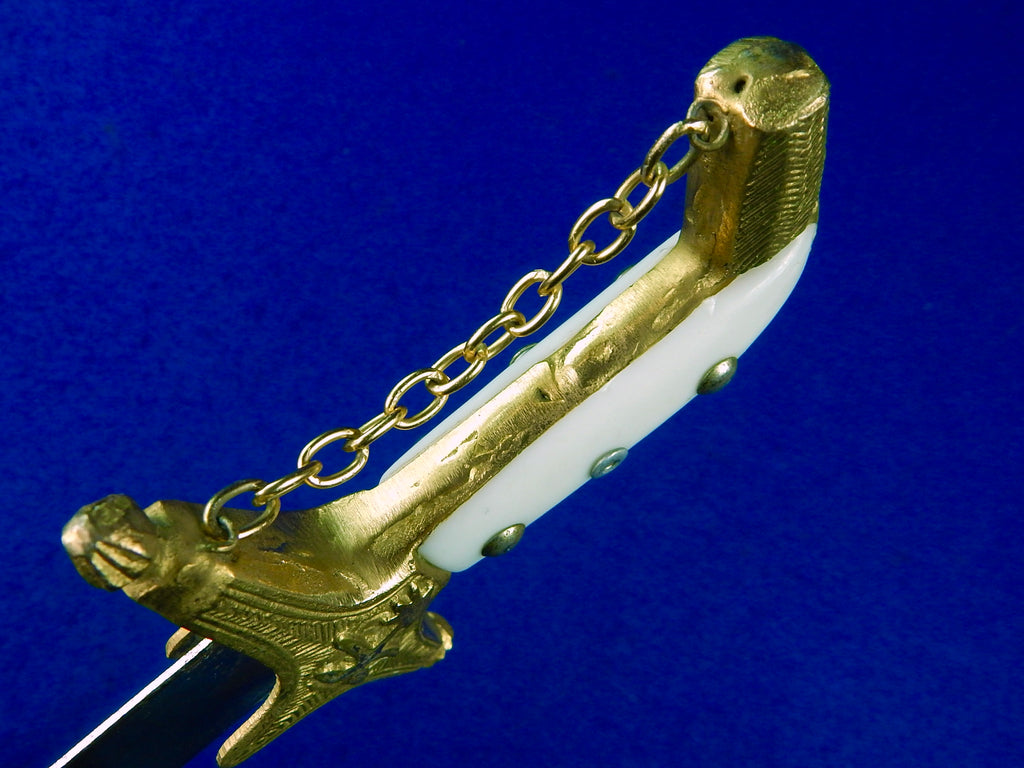 Vintage Saudi Arabia Arabian Presentation Sword Saber w/ Scabbard ...