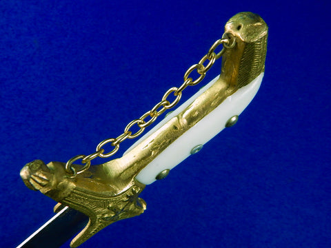 Vintage Saudi Arabia Arabian Presentation Sword Saber w/ Scabbard ...