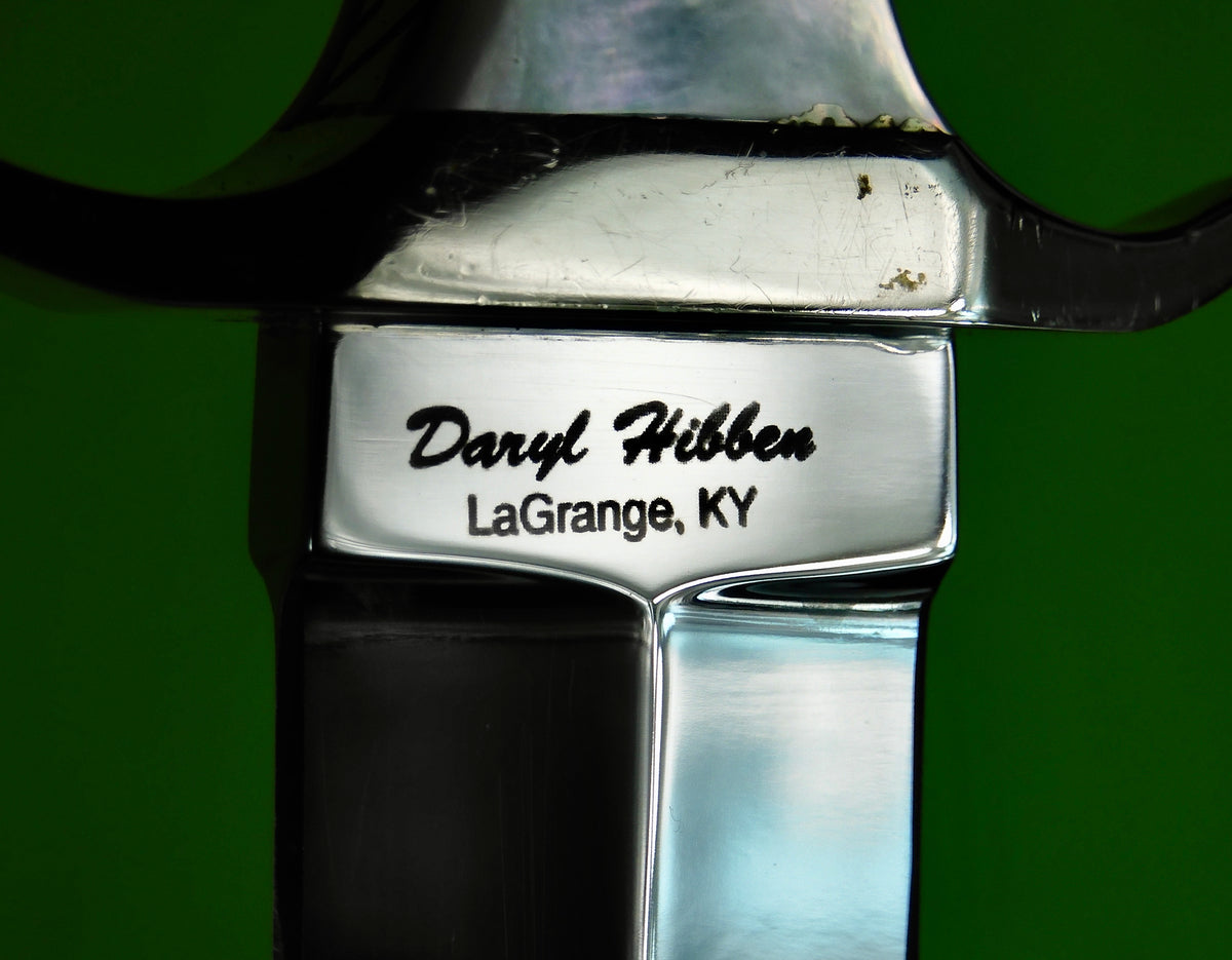Custom Handmade Daryl Hibben LaGrange KY Boot Fighting Knife Dagger ...