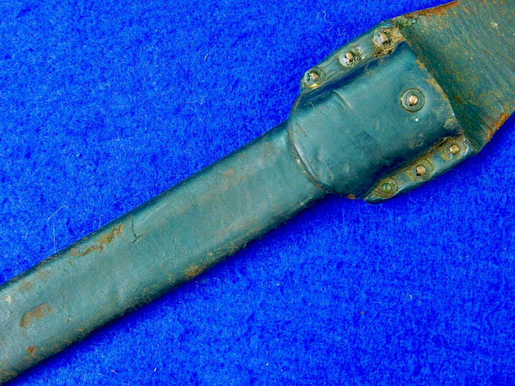RARE Dutch Netherlands WW1 Model 1891 Bayonet Knife Leather Scabbard S ...
