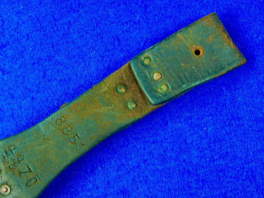 RARE Dutch Netherlands WW1 Model 1891 Bayonet Knife Leather Scabbard S ...