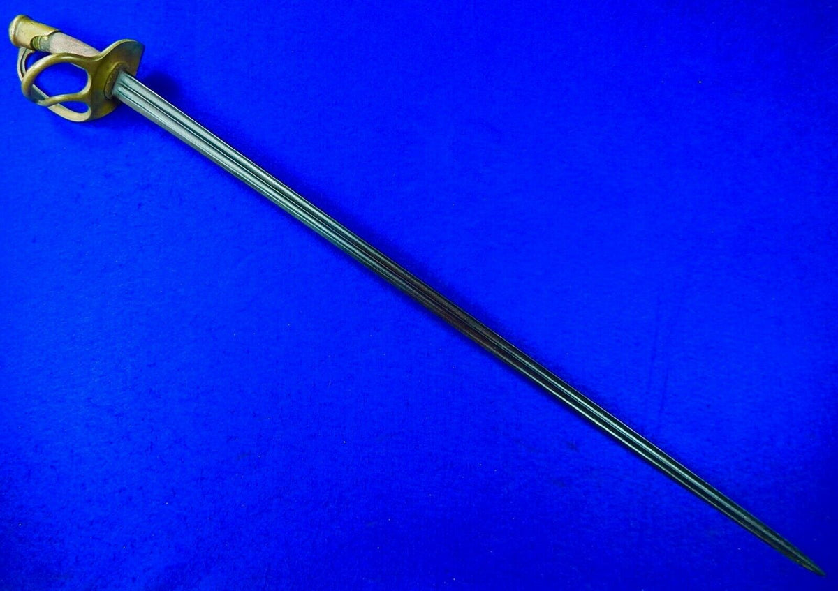 Antique 19 Century French France Model 1854 Heavy Cavalry Sword Swords ...
