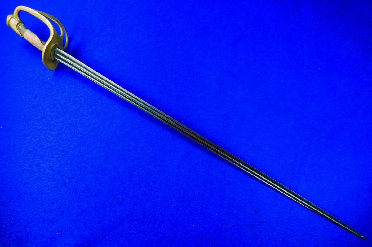 Antique 19 Century French France Model 1854 Heavy Cavalry Sword Swords ...