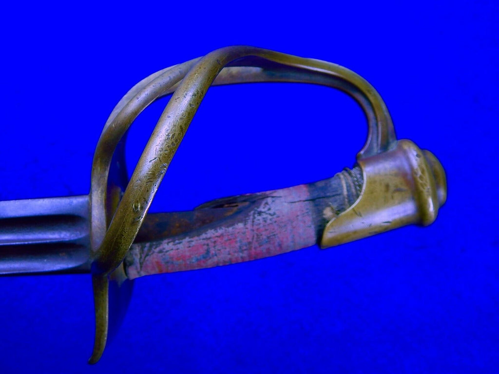 Antique 19 Century French France Model 1854 Heavy Cavalry Sword Swords ...
