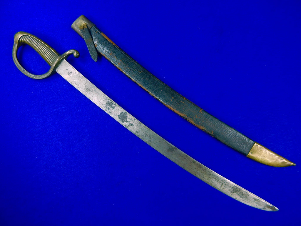 Antique French France Napoleonic Briquet Short Sword Swords w/ Scabbar ...