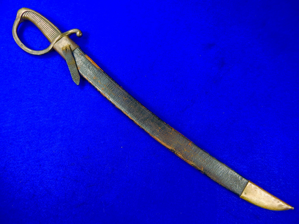 Antique French France Napoleonic Briquet Short Sword Swords w/ Scabbar ...