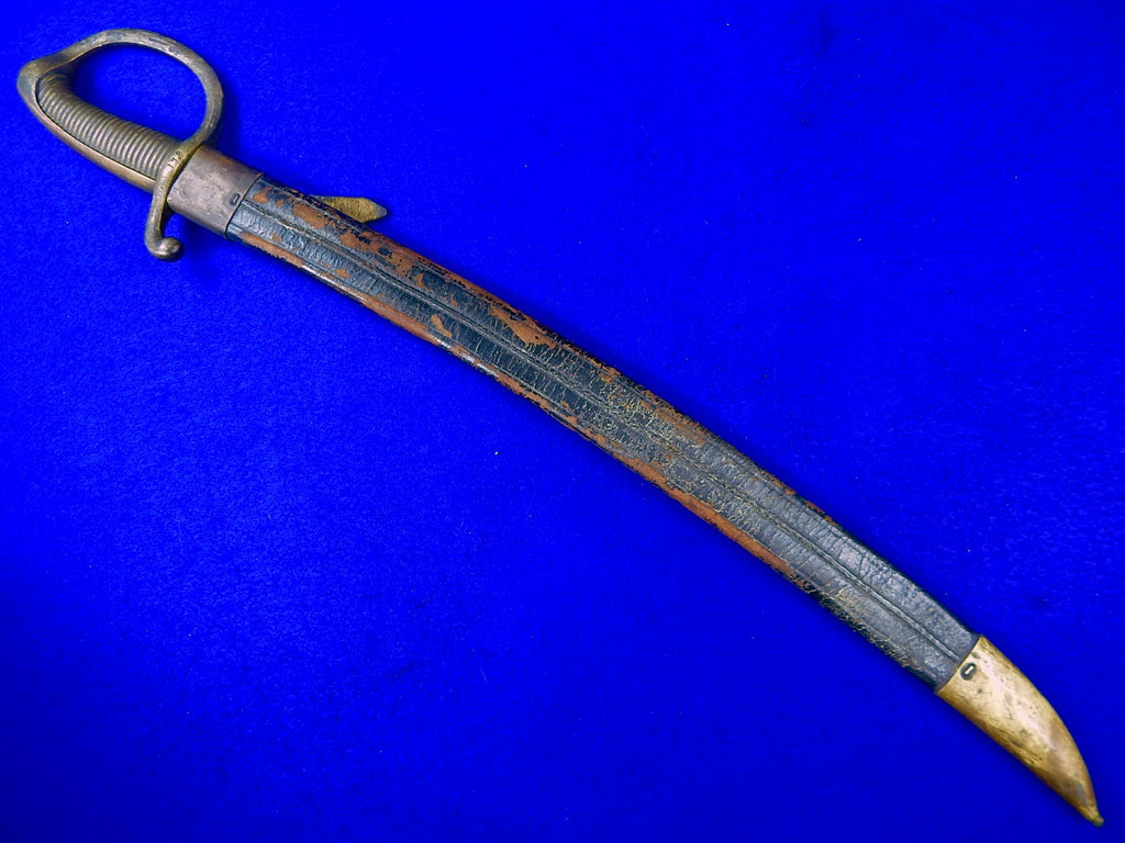 Antique French France Napoleonic Briquet Short Sword Swords w/ Scabbar ...