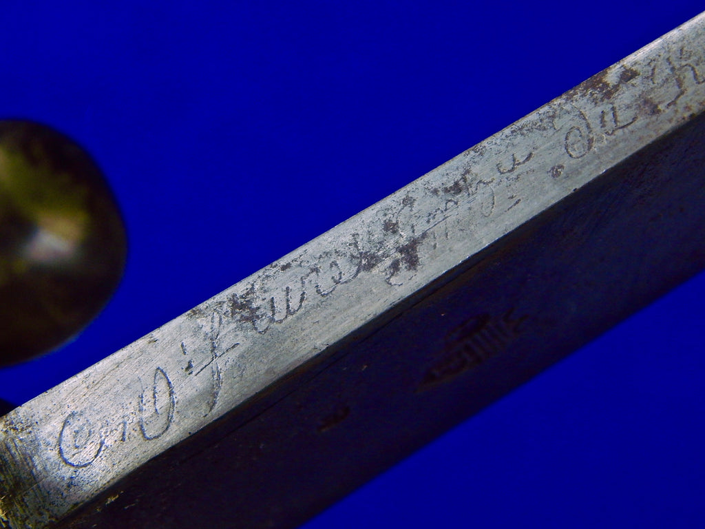 Antique French France Napoleonic Briquet Short Sword Swords w/ Scabbar ...