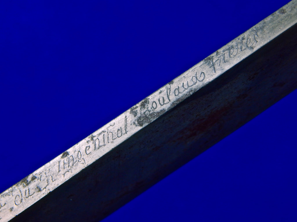 Antique French France Napoleonic Briquet Short Sword Swords w/ Scabbar ...