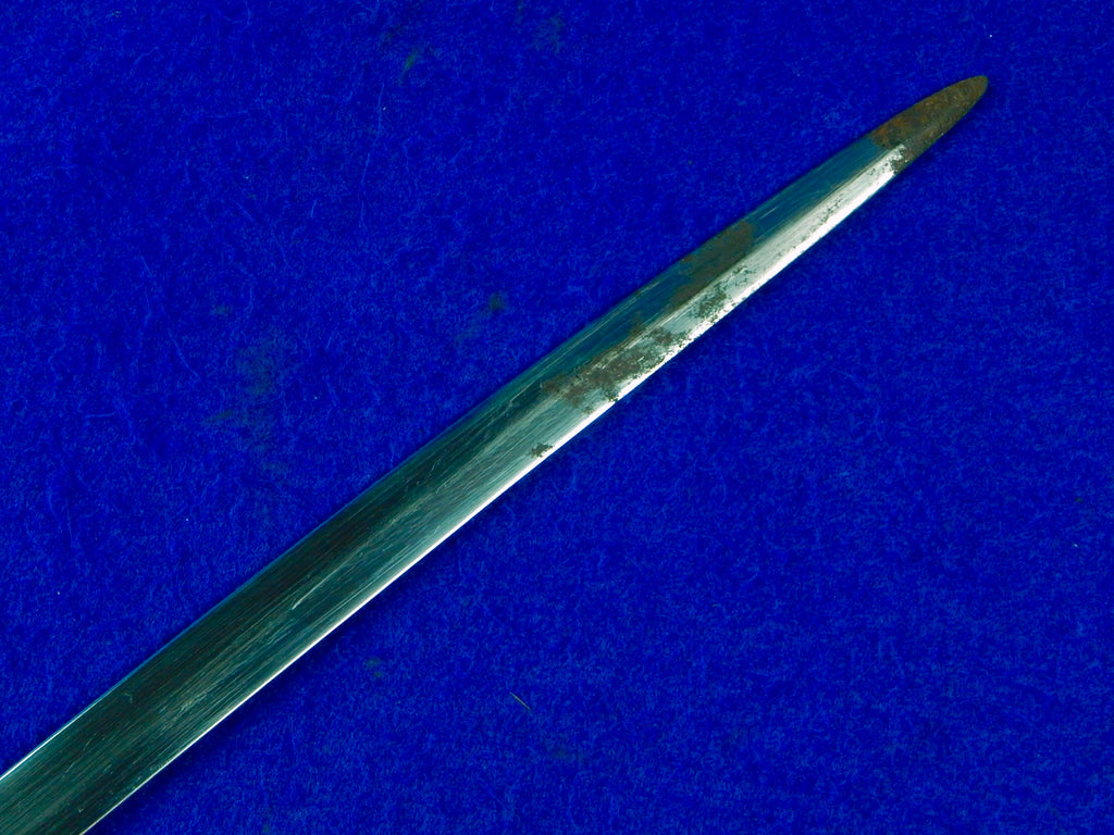 French France South America Antique Old WW1 Lion Head Sword w/ Scabbar ...