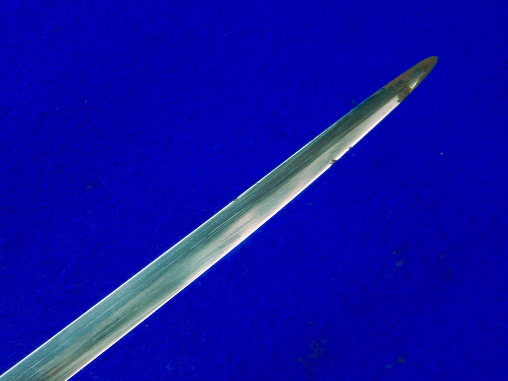 French France South America Antique Old WW1 Lion Head Sword w/ Scabbar ...