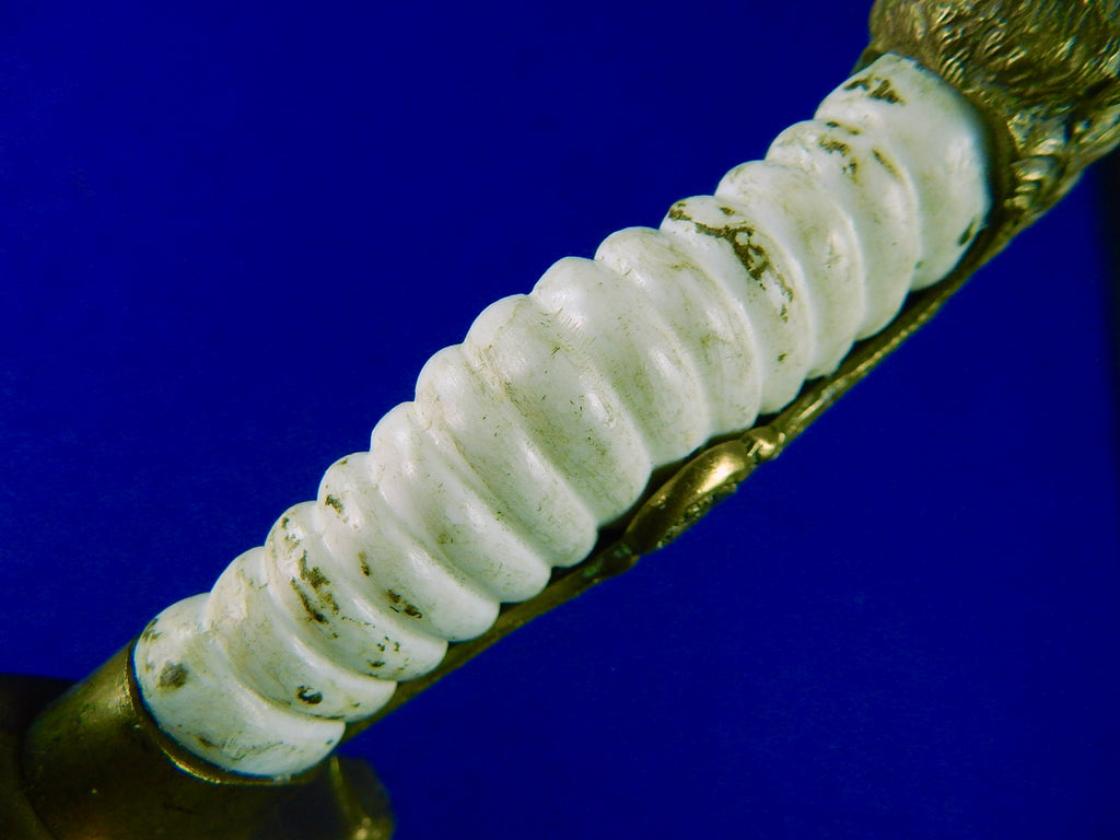 French France South America Antique Old WW1 Lion Head Sword w/ Scabbar ...