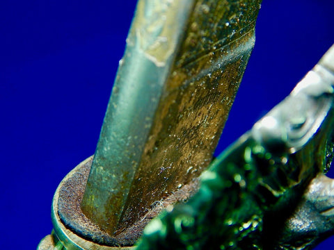 Antique Old German Germany Gold Engraved Dog Head Hunting Dagger Sword ...