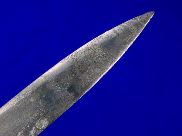 Antique Old German Germany Gold Engraved Dog Head Hunting Dagger Sword ...