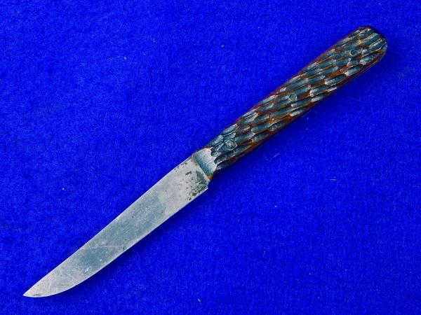 Antique Old German Germany Gold Engraved Dog Head Hunting Dagger Sword ...