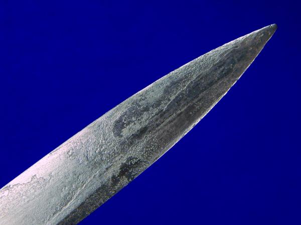 Antique Old German Germany Gold Engraved Dog Head Hunting Dagger Sword ...