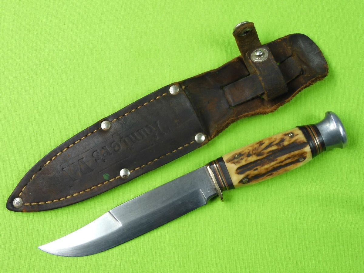 Vintage German Germany Hunter's Pal Brand Hunting Knife w/ Sheath ...
