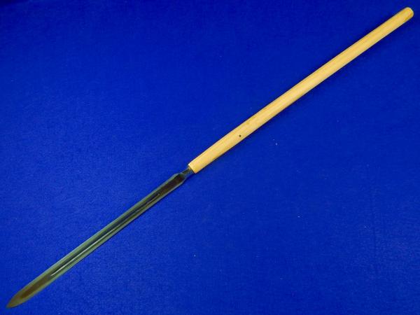 Antique Very Old Japanese Japan 15 Century Long Yari Spear Sword Blade ...