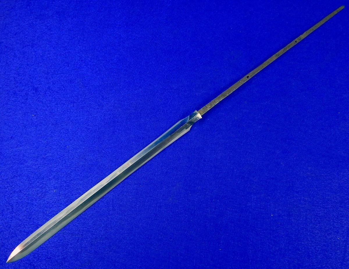 Antique Very Old Japanese Japan 15 Century Long Yari Spear Sword Blade ...