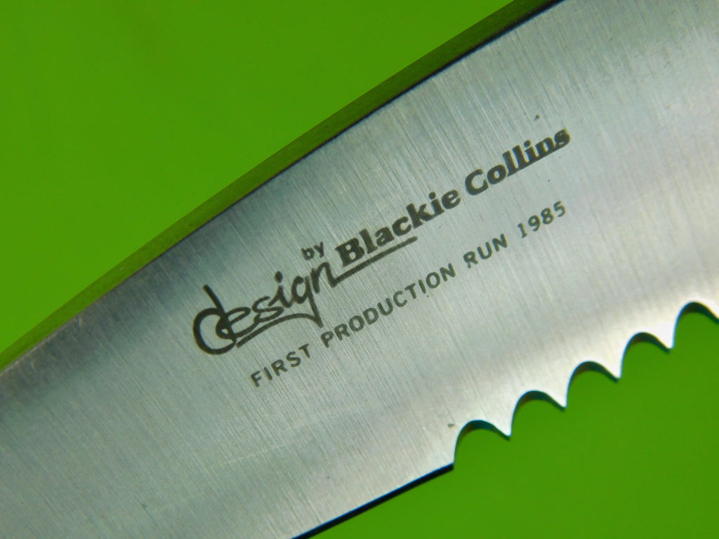 1985 Gerber Italy Blackie Collins Design Model 05302 River Master Dagg ...