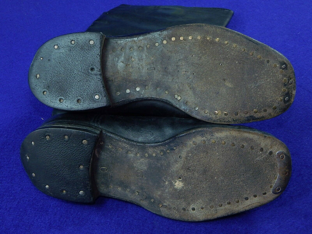 Vintage Soviet Russian Russia USSR Officer's Leather Boots Shoes Milit ...