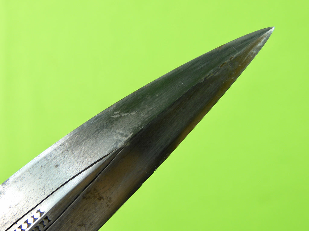 Vintage Old Philippines Philippine Small Punal Moro Kris Knife w/ Scab ...