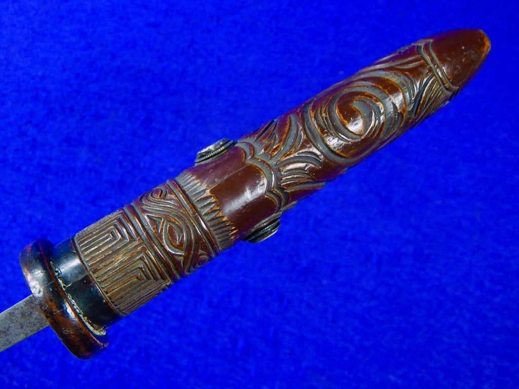 Antique 19 Century Japanese Japan Hachiwari Kabutowari Jitte Jutte Dag ...