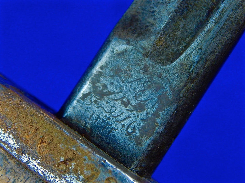 Turkish Turkey WWI WW1 Bayonet Fighting Knife w/ Scabbard Frog ...
