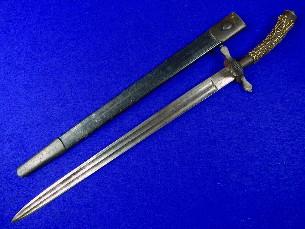 German Germany French France WW1 Hunting Dagger Knife Short Sword w/ S ...