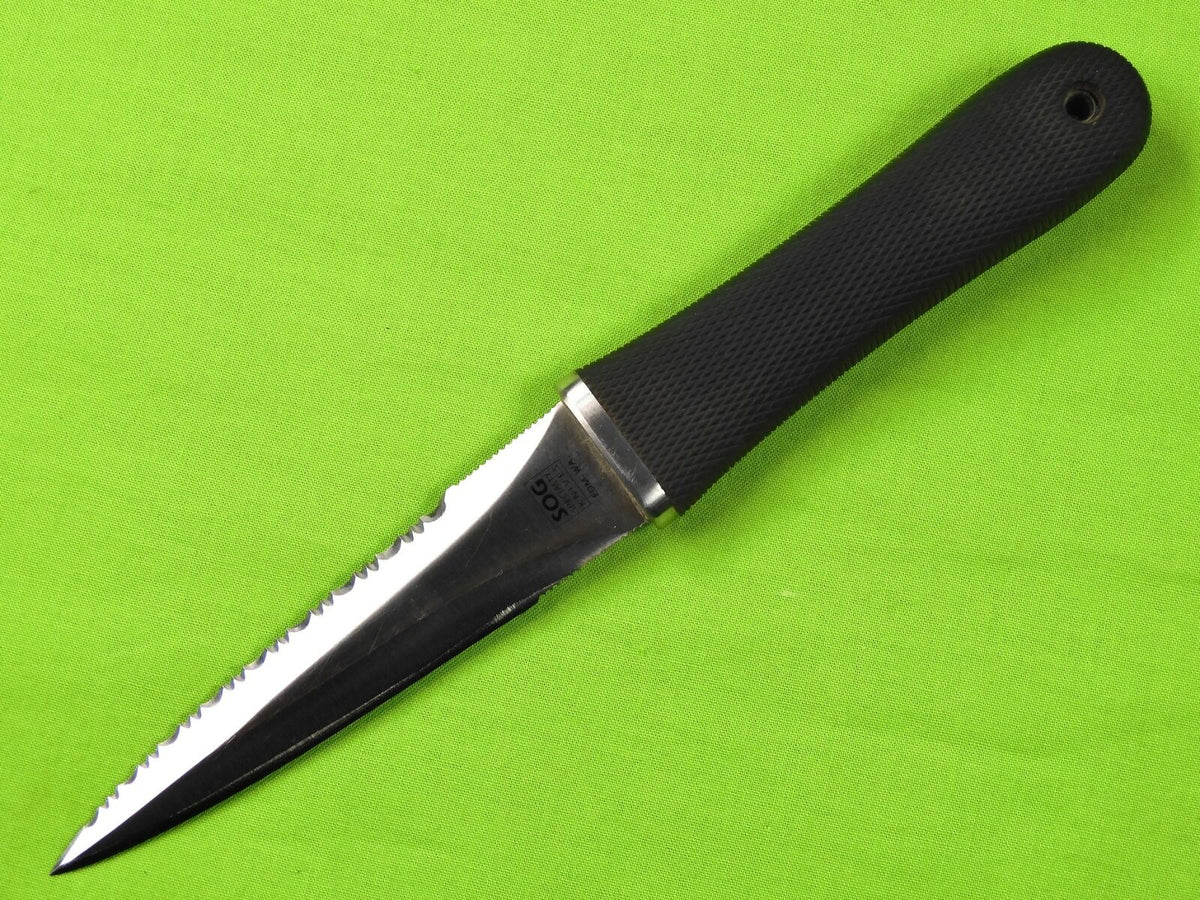 Vintage SOG Knives Seki Japan Pentagon SG-14 Dagger Stiletto Boot Knif ...