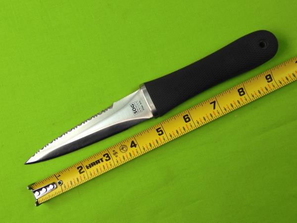 Vintage SOG Knives Seki Japan Pentagon SG-14 Dagger Stiletto Boot Knif ...