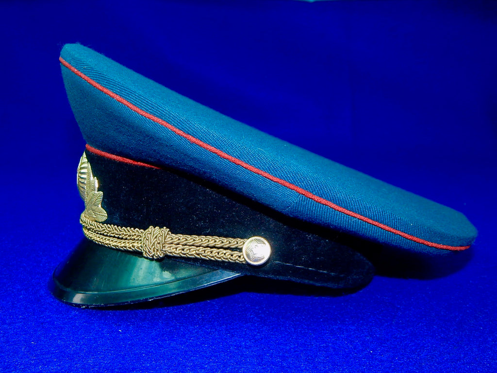Vintage Soviet Russian Russia USSR KGB Officer's Parade Visor Hat Cap ...