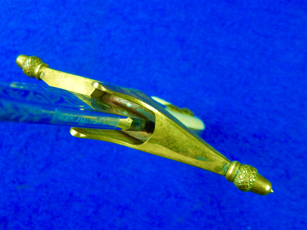 Vintage US Vietnam Era USMC Marine Officer's Engraved Sword w/ Scabbar ...