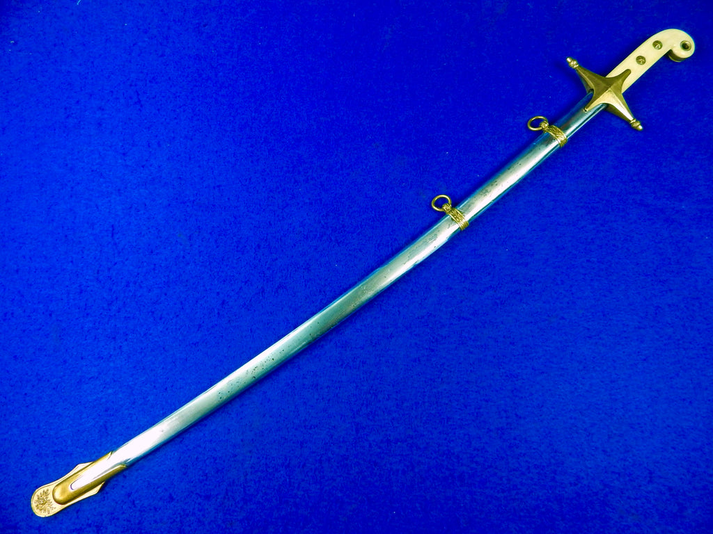 Vintage US Vietnam Era USMC Marine Officer's Engraved Sword w/ Scabbar ...