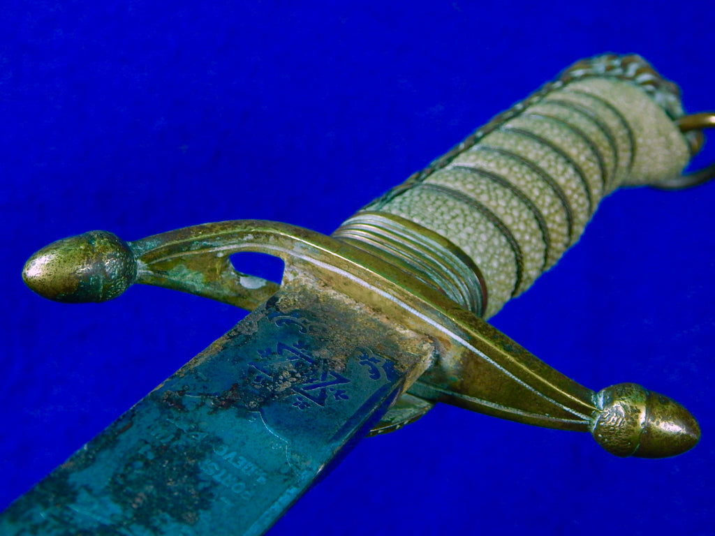 British English WW1 Wilkinson Navy Officer's Midshipman Lion Head Dagg ...